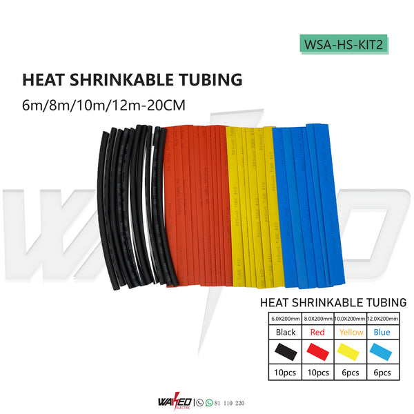 Heat Shrinkable Tubing – Waked Electronics