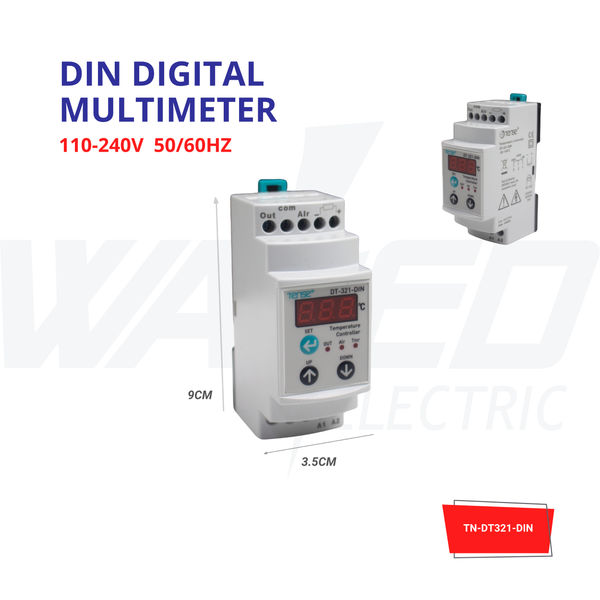 DIN Digital Multi-meter – Waked Electric