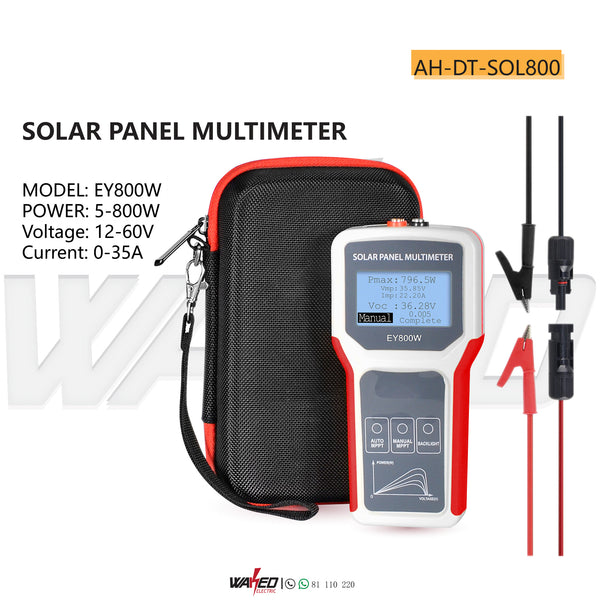 Solar Panel Multimeter – Waked Electric