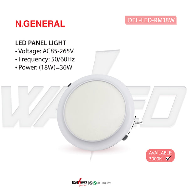 Spot Light - 18W-N.General – Waked Electric