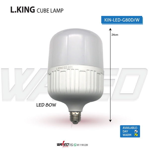 Led Cube Lamp - 80w – Waked Electric