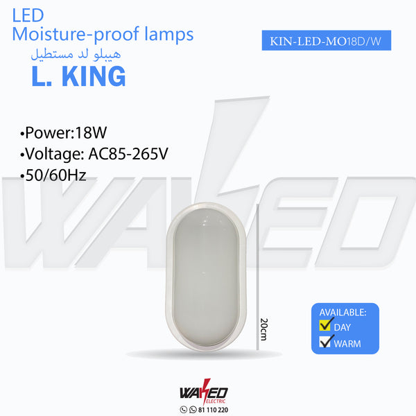 Ceiling - Wall Led Lamp - 18W - L.King – Waked Electric