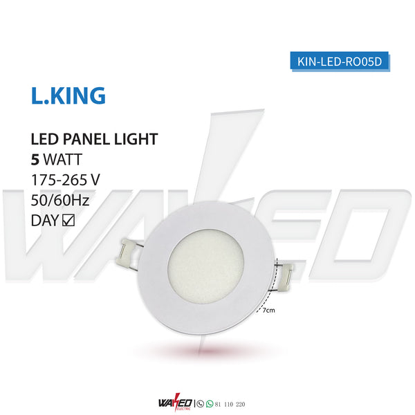 L.King Slim Spot Light-5W – Waked Electric
