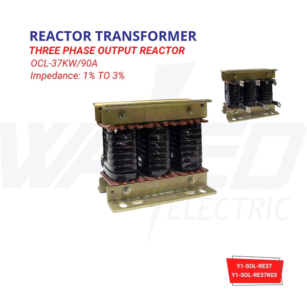 Reactor Transformer - 37kw - 3 Phase - 1% & 3% – Waked Electric