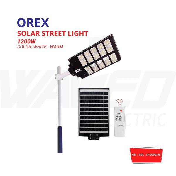 Solar Street Light - 1200W - OREX – Waked Electronics