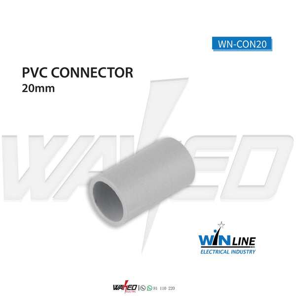 PVC Connector - 20mm – Waked Electric