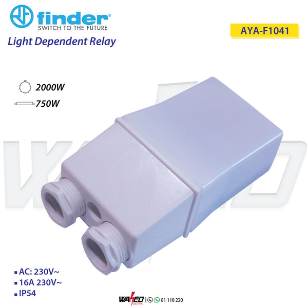 Light dependent relay - Finder – Waked Electric