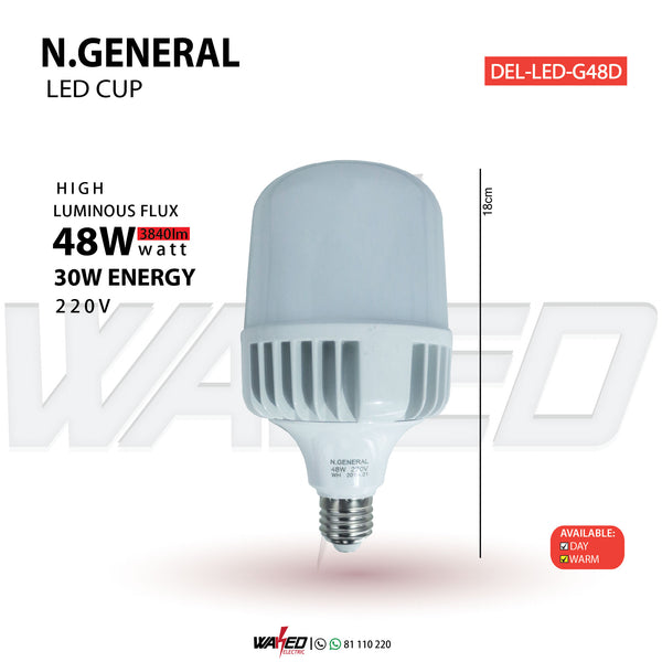 Led Cube Lamp - 48W – Waked Electric