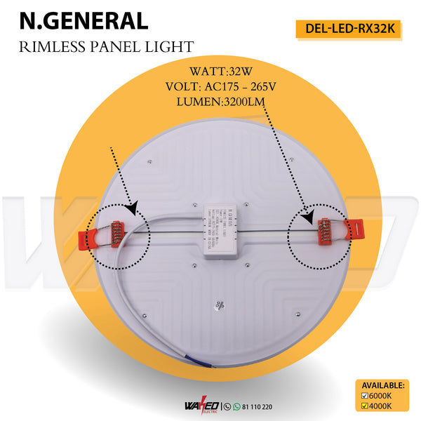 Rimless Spot Light - 32Watt Round – Waked Electric