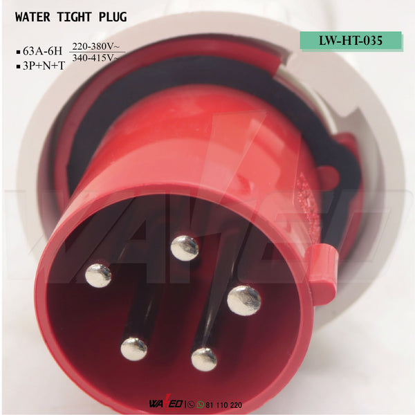 Water Tight Plug - 63A – Waked Electric