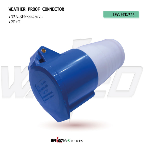 Water Proof Connector - 32A – Waked Electric
