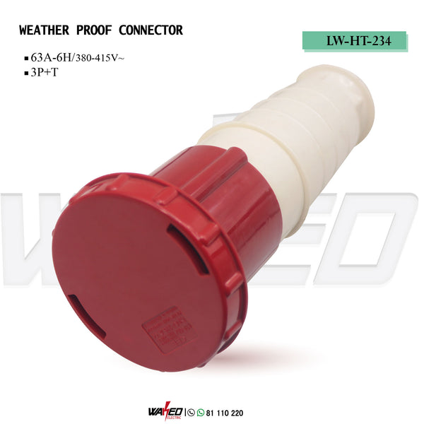 Weather Proof Connector - 63A – Waked Electronics