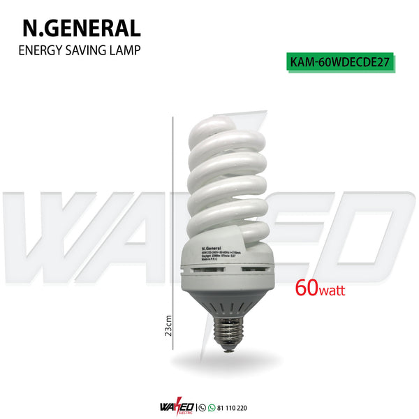 Energy Saving Lamp - 60W – Waked Electric