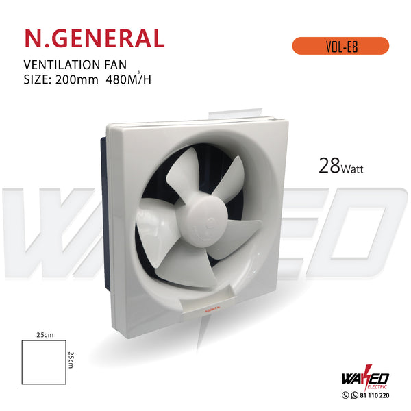 Ventilation Fan - 28W – Waked Electric